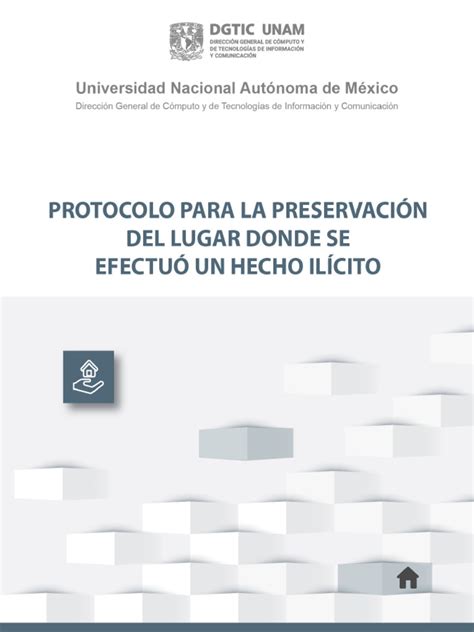 Protocolo Para La Preservación Del Lugar Donde Se Efectuó Un Hecho