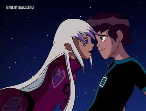 Ben 10 Omniverse Ben And Charmcaster Kiss By Carmen Oda On Deviantart