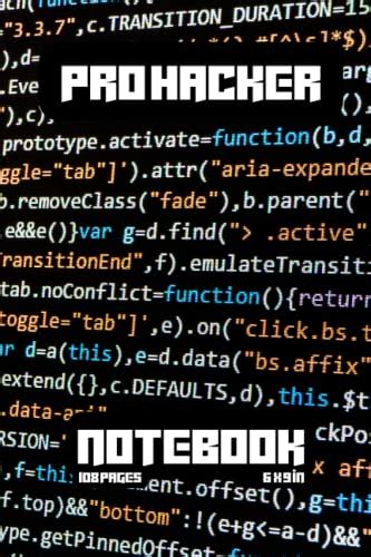 Pro Hacker Notebook A Perfect T For Crypto Lovers Hackers Cyber Enthusiasts And Internet