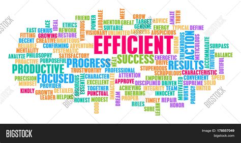 Efficient Word Cloud Image And Photo Free Trial Bigstock