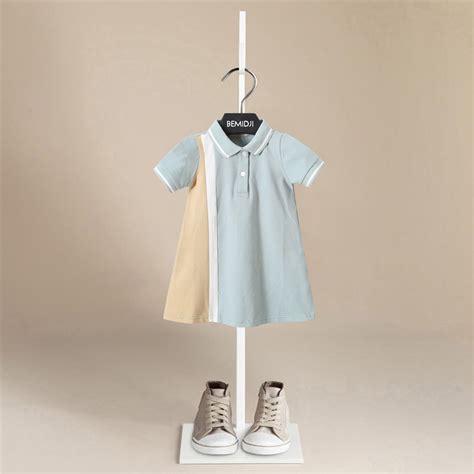 여아용 드레스 스플라이싱 디자인 꽃 턴다운 칼라 조끼 드레스 유아 의류 대학 스타일 1 8 세 여름 가을