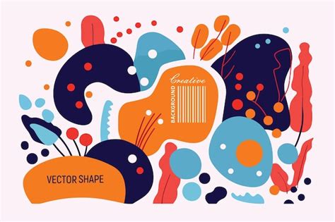 Premium Vector Abstract Composition With Geometric Shapes And Lines