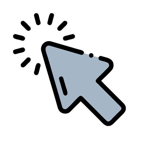 A Mouse Cursor Pointing To A Light 50270482 Vector Art At Vecteezy