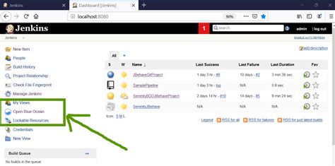 Blue Ocean Jenkins Plugin Testingdocs