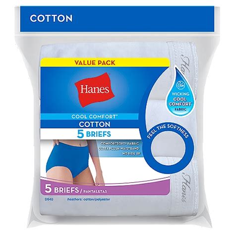 Hanes Cool Comfort Cotton Briefs Value Pack 5 Count The Fresh Grocer