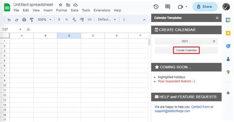 How To Create A Calendar In Google Sheets