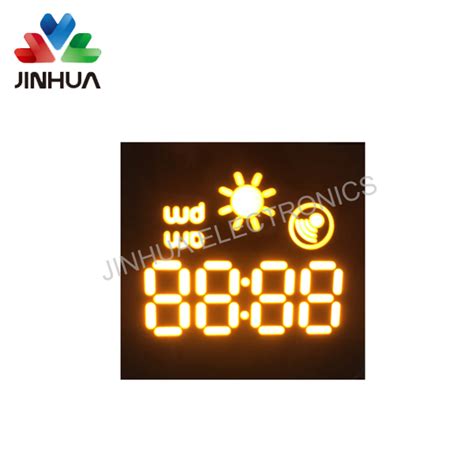 China Custom Size Yellow Color LED Display Module