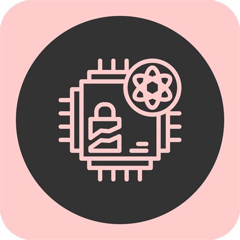 Quantum Cryptography Linear Round Icon Vector Art At Vecteezy