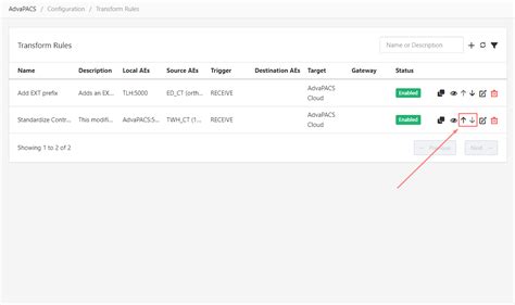 Transform Rules Advapacs Docs