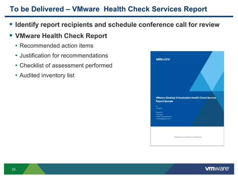 V Mware Desktop Virtualization Health Check Service Ppt