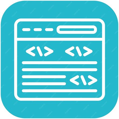 Premium Vector Programming Language Vector Icon Illustration Of No Code Iconset