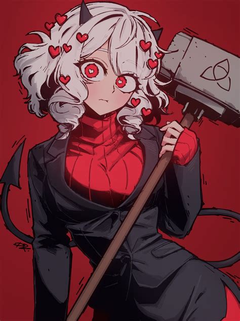 Modeus Helltaker Drawn By Paulandcookie Danbooru