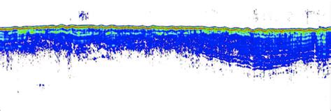 Sediments Image From Parametric Echosounder Soundings Obtained In