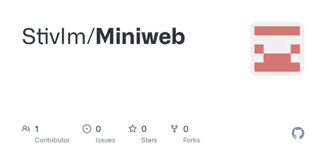 GitHub StivIm Miniweb