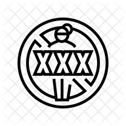 No Sex Icon Download In Line Style