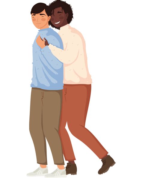 Interracial Gay Couple 24098188 Png
