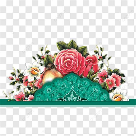 꽃 장식 테두리 프레임 꽃무늬 장식적인 국경 Png 일러스트 및 Psd 이미지 무료 다운로드 Pngtree