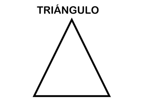 El TriÁngulo Forma Geométrica Sencilla Plan De Lección De Geometría