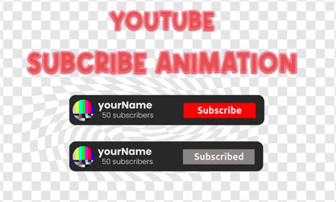 Create You Youtube Subscribe Animation By Shakhramoon Fiverr