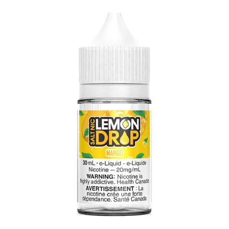 Lemon Drop Salt E Liquid Mango 30ml Free Shipping 75 — Nvb Inc