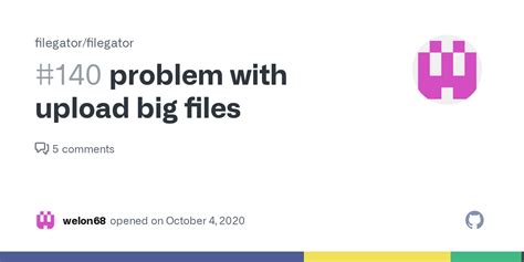 Problem With Upload Big Files · Issue 140 · Filegatorfilegator · Github