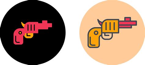 Revolver Icon Design Vector Art At Vecteezy