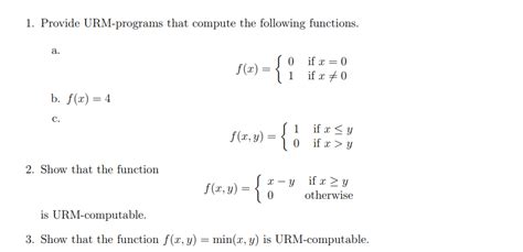 solved i have the following given problems as well as their