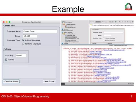 Exception Handling Pptx Programming Languages Computing