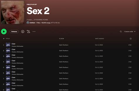 Sex 2 R Weirdspotifyplaylists