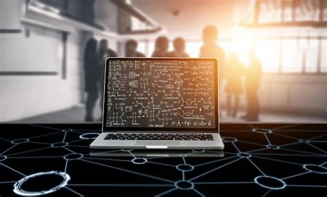 Premium Photo Mathematic Equations And Modish Formula On Computer