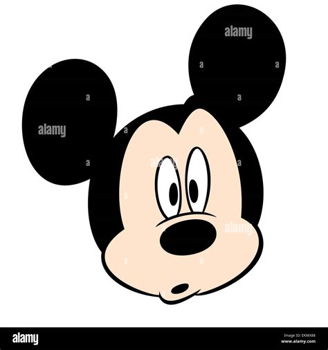 Mickey Mouse Cartoon Face