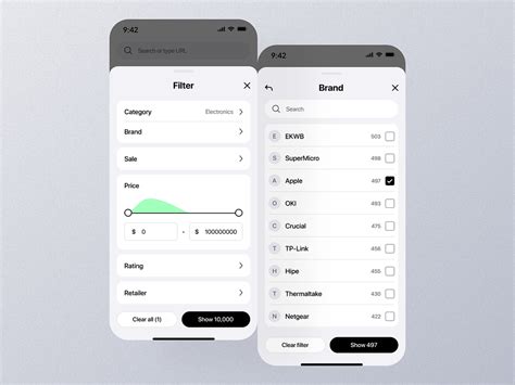 Filters Mobile App Ui By Ui Ants On Dribbble
