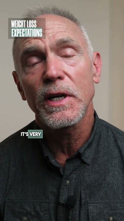 Weight Loss Expectations With Dr Porter Youtube