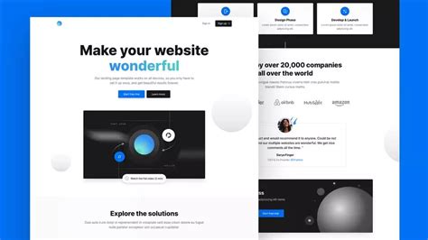 Simple Light Is A Free Landing Page Template Built On Top Of