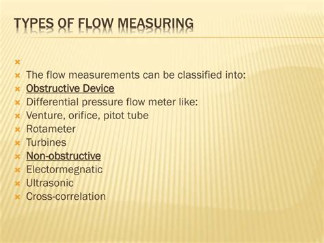 PPT Chapter Five Flow Measurement PowerPoint Presentation Free Download ID