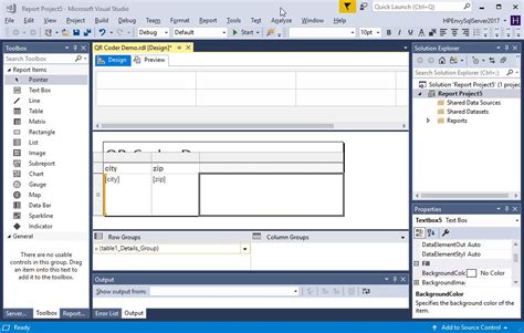 Generate Qr Code® Barcodes In An Ssrs Report With The Qrcoder Library