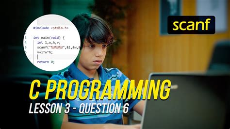 C Programming Scanf Lesson Q Yusuf Mohamed YouTube
