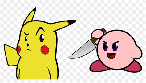 Cute Kirby And Pikachu
