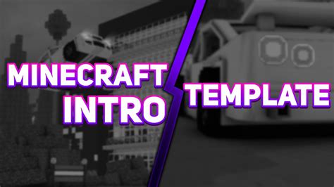 32 Minecraft Intro Template By Bahoyt C4d Ae Youtube