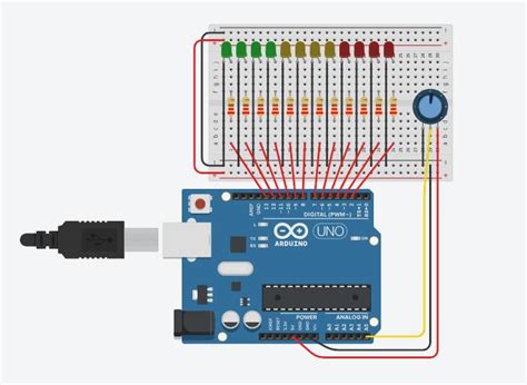 Arduino 12 Led Meter Bar Graph The Customize Windows