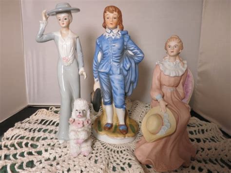 Vintage Figurine Choice Cecile Svelt Model Siren Series Art Deco Style Or Spaghetti Poodle Japan