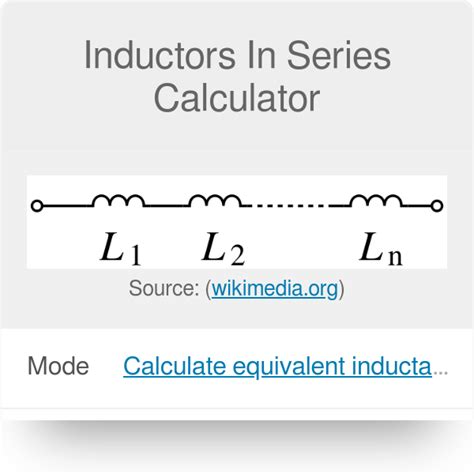 Online Parallel Inductor Calculator How To Calculate The Inductance On