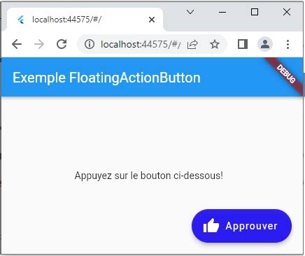 Le Widget FloatingActionButton Dans Flutter Apcpedagogie