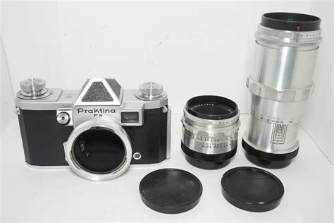 2598 売り切り Kw Praktinaプラクチナ Fx Carl Zeiss Jena Tessar 50mm F2 8 Triotar 135mm F4 T プラクチナマウント テッサー