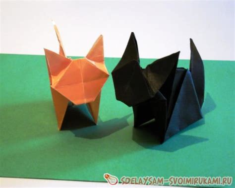 Кот малыш из бумаги как сделать 3д кота самоделку своими руками