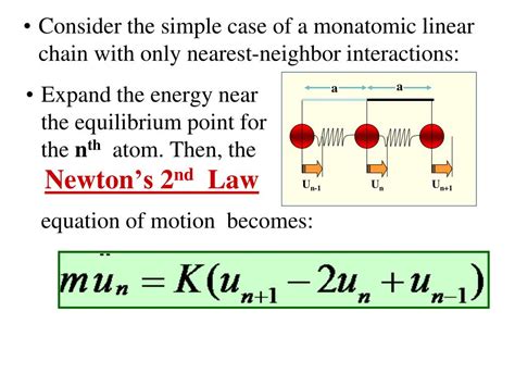 Ppt Normal Modes Of Vibration One Dimensional Model 1 The