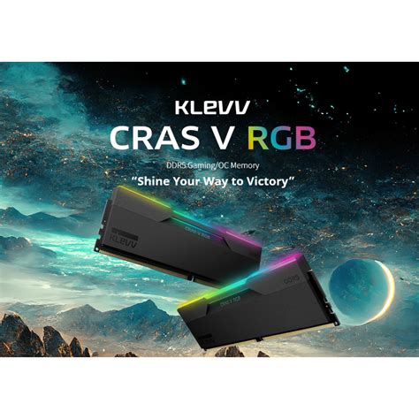 KLEVV CRAS V RGB ROG 32GB 2x16GB DDR5 Gaming RAM 6000Mhz 7200Mhz CL28 CL30 CL34 Memory