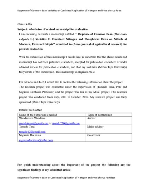 Doc Response Of Common Bean Phaseolus Vulgaris L Varieties To Combined Nitrogen And
