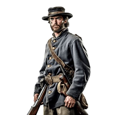 Soldado Confederado Clipart