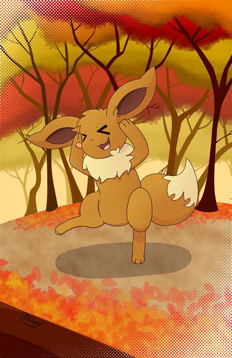 Eevee Day Art Old By Jaspy777 On Deviantart